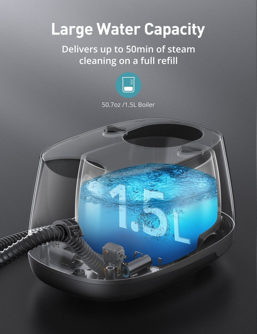 Aspiron Portable Canister Steam Cleaners for Chemical-Free Cleaning
