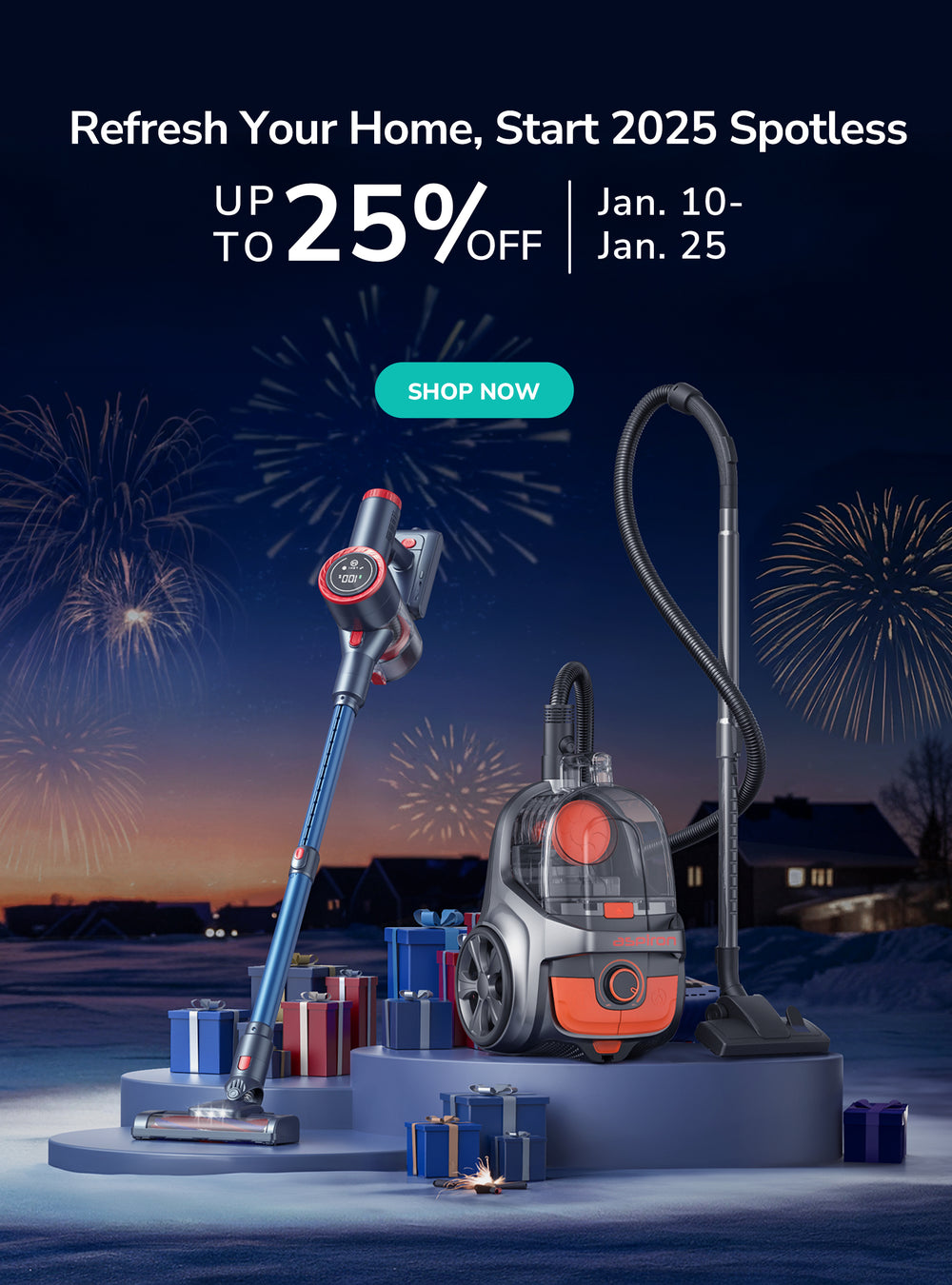 Aspiron – Vacuum Cleaners, Steam Mops, Spin Scrubbers, Steamers